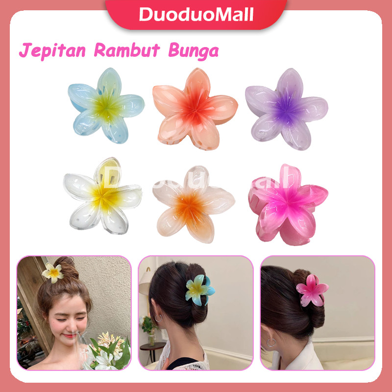 Jual Jepitan Rambut Bunga/Jepit Rambut Wanita Motif Bunga | Shopee ...