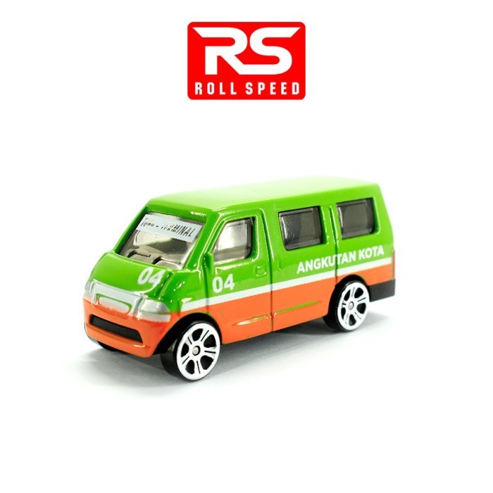 Jual Diecast Metal 1:64 RS Roll Speed Angkot Hijau | Shopee Indonesia