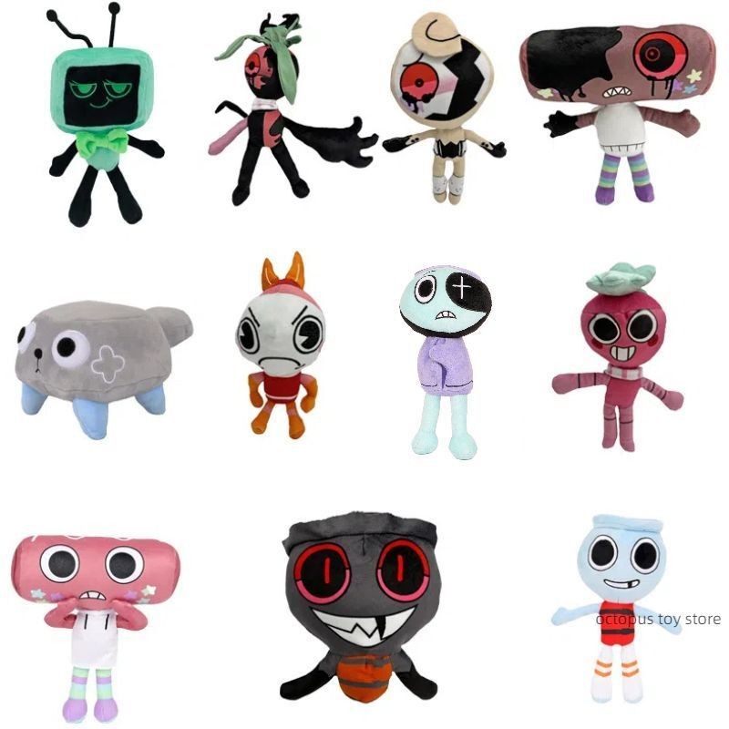 Jual Dandy's World Plush Toy Horror Game Dandys World New Role Plushie ...