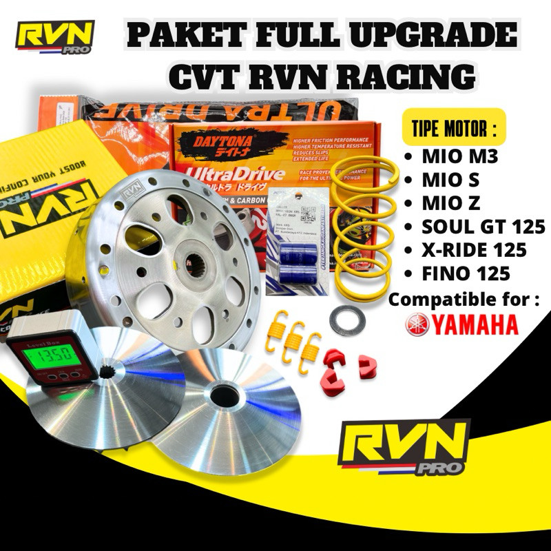 Jual PAKET CVT SUPER FULL UPGRADE CVT MIO M3 FINO 125 X RIDE 125 SOUL ...