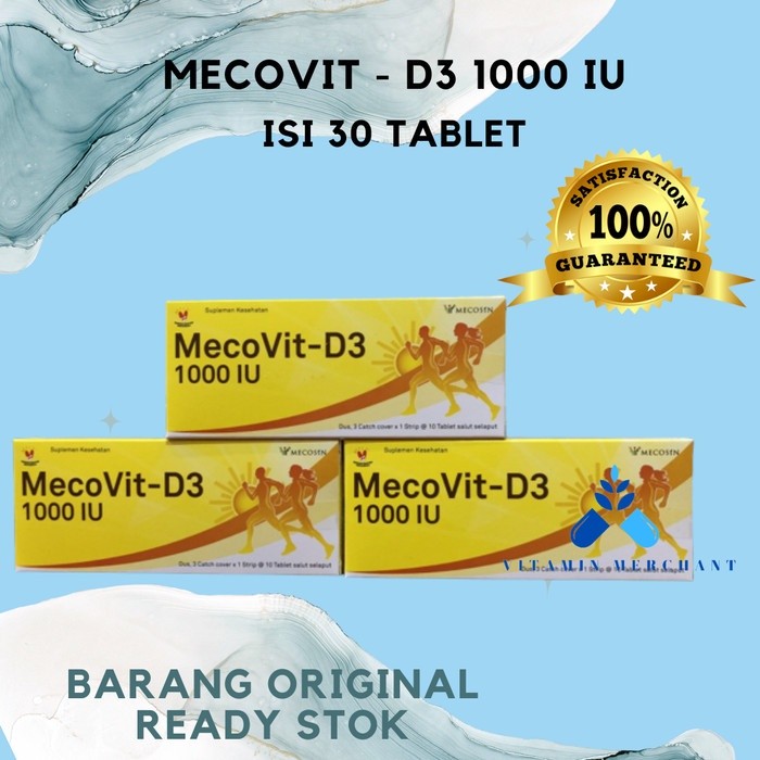 Jual mecovit d3 1000iu box 30 tablet - vm2 | Shopee Indonesia