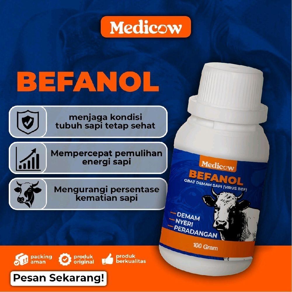 Jual Medicow Befanol Obat Demam Sapi (BEF) | Shopee Indonesia