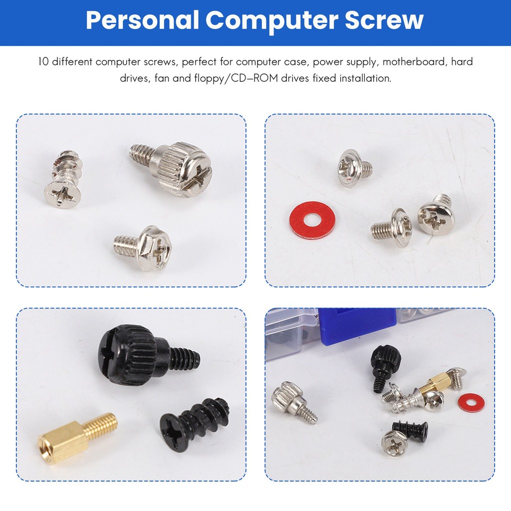 Jual NEW 360PCS Personal Computer Screw,Pc Case Screws,Motherboard ...