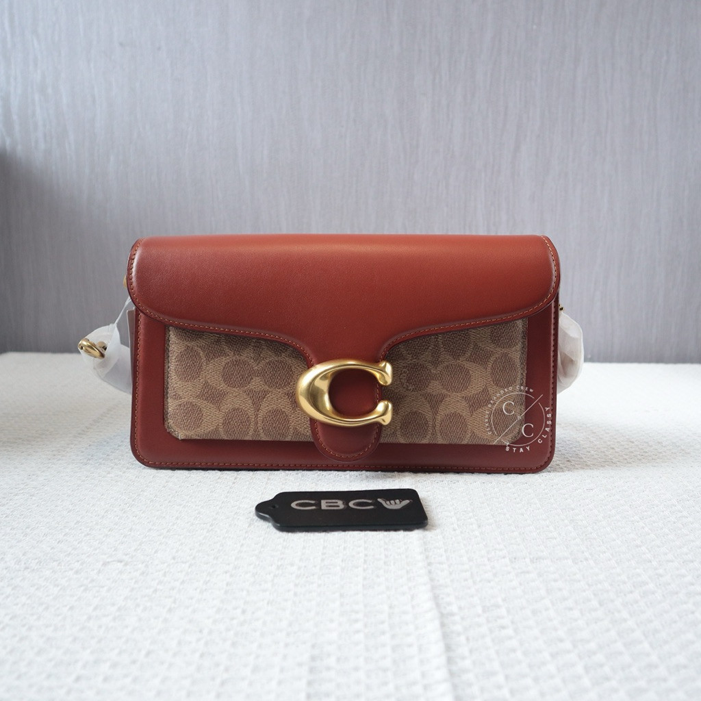 Jual CBC - Coach Tabby Shoulder Bag 26 In Signature Canvas Tan Rust ...