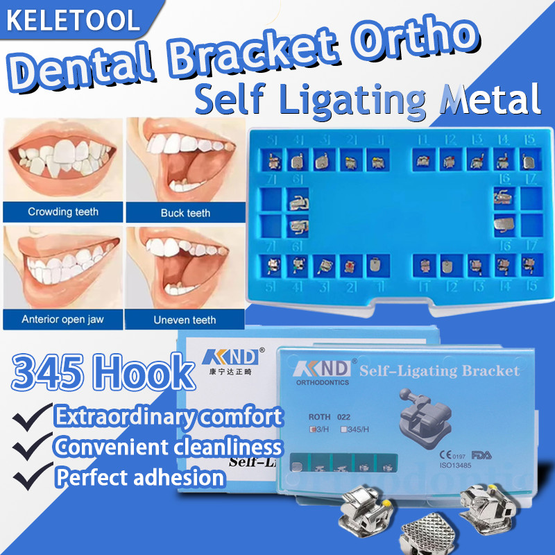 Jual Bracket Ortho Logam Self Ligating Kawat Gigi Passive Ortodontik ...