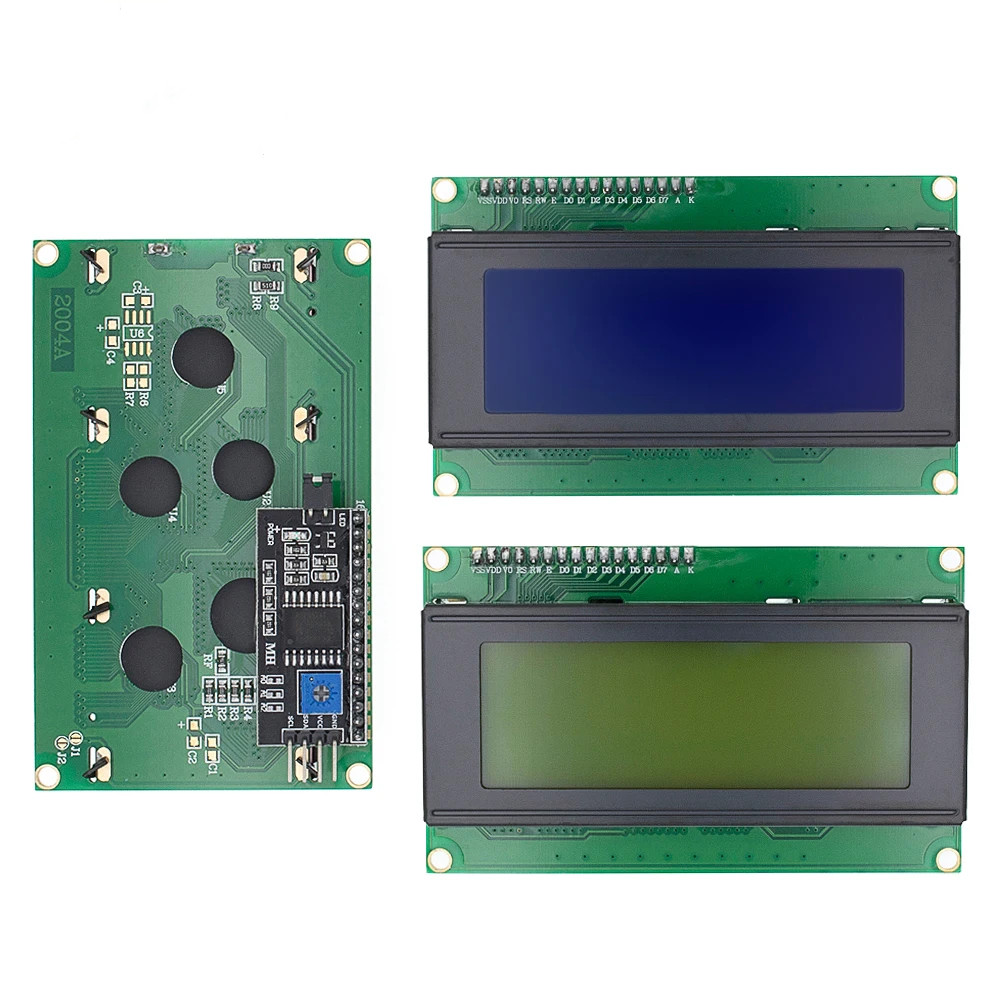 Jual LCD2004+I2C Display Module 2004 20x4 2004A Blue Green Screen ...