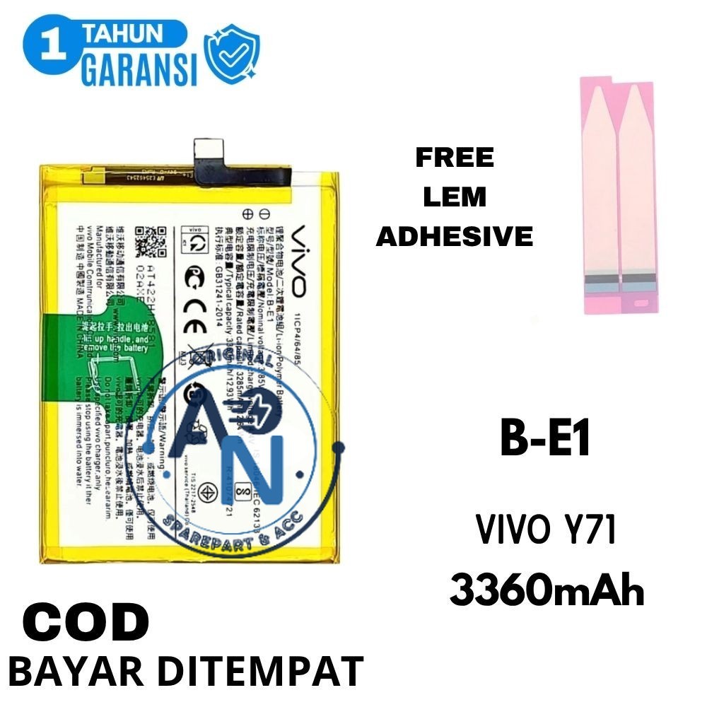 Jual BATERAI VIVO Y71 / VIVO 1784 1801 B-E1 ORIGINAL BERGARANSI ...