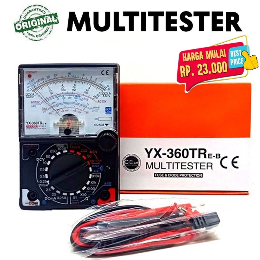Jual Avo Multi Meter Tester Avometer Multitester Multimeter Analog YX ...