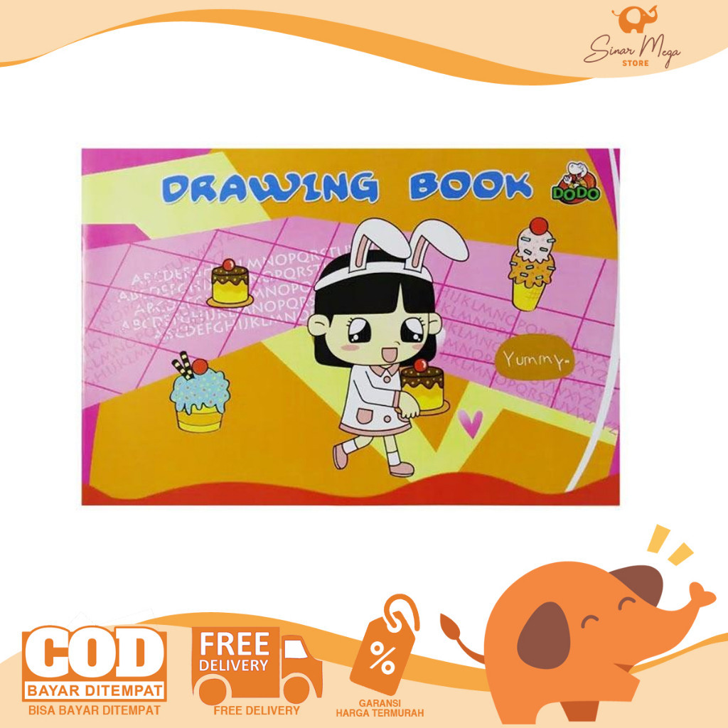 Jual Dodo Buku Gambar Drawing Book DB8 K SPR isi 8 Lembar | Shopee ...