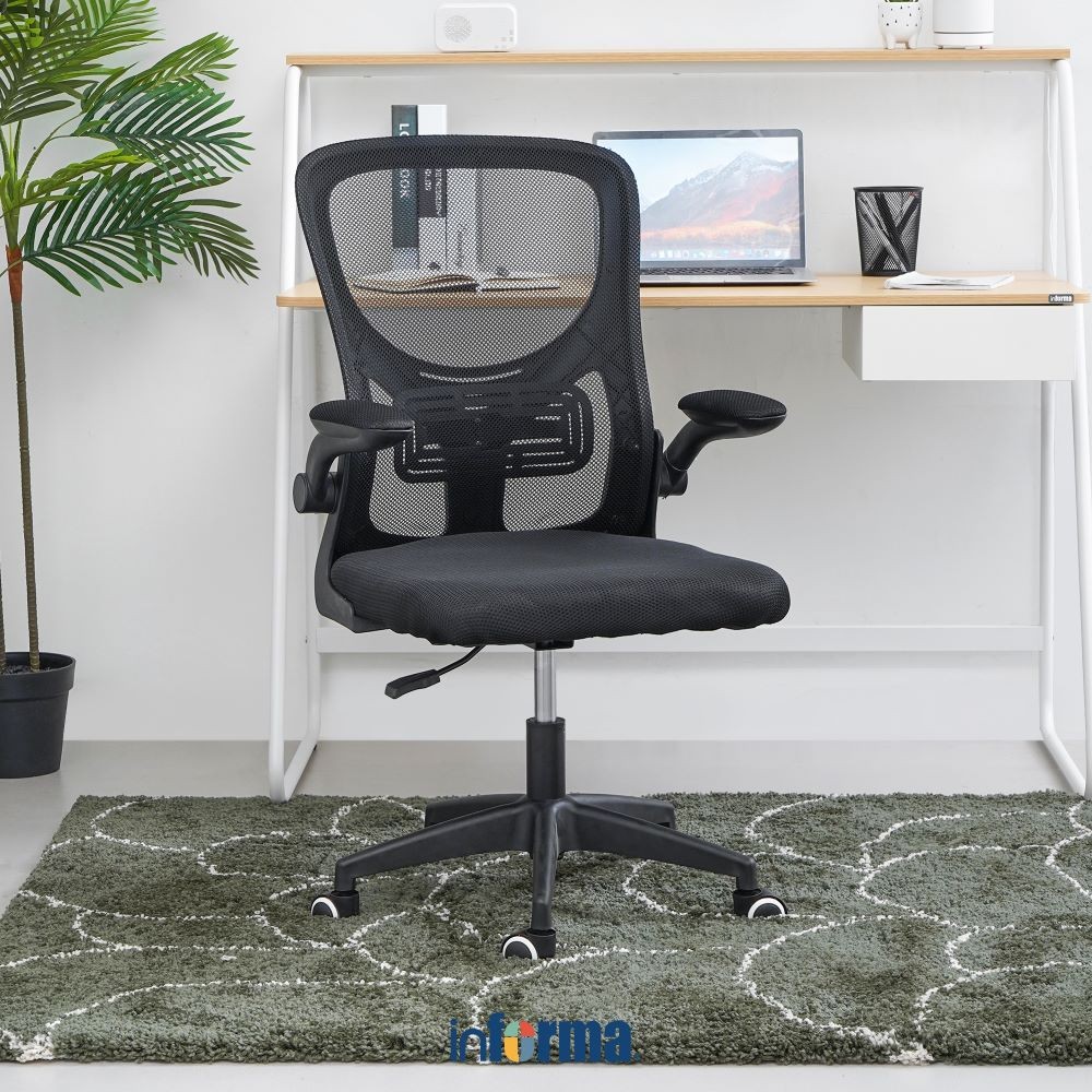 Jual Informa Zidan Kursi Kantor Sandaran Rendah - Hitam Tempat Duduk ...