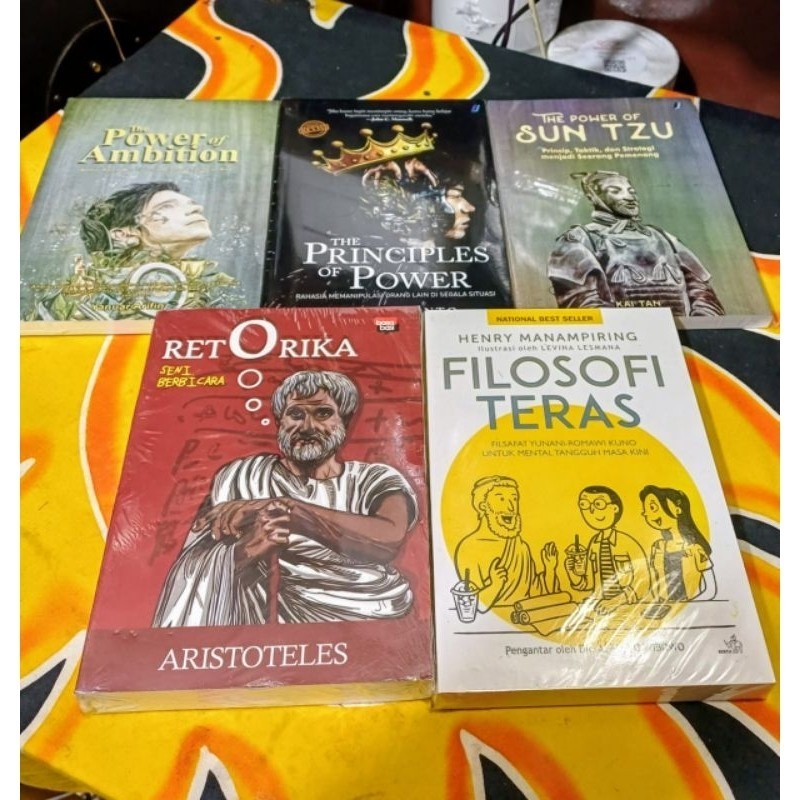 Jual paket 5 buku the principles of power filosofi teras retorika the ...