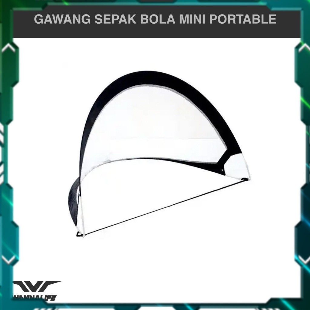 Jual Gawang Sepakbola Mini Portable Wannafit | Latihan Bola Sepak ...