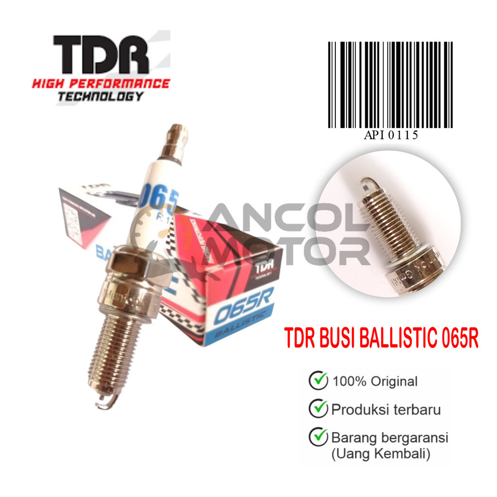 Jual TDR Busi Ballistic 065R Resistor Karisma Beat Vario Xeon Nmax ...