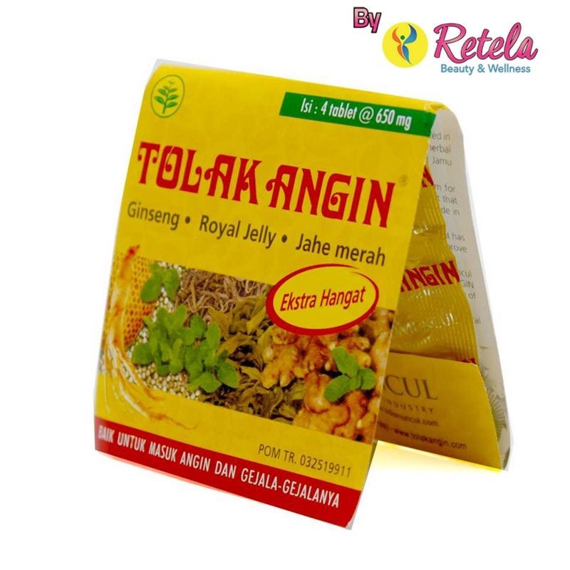 Jual TOLAK ANGIN TABLET 1 STRIP 4 TABLET | Shopee Indonesia
