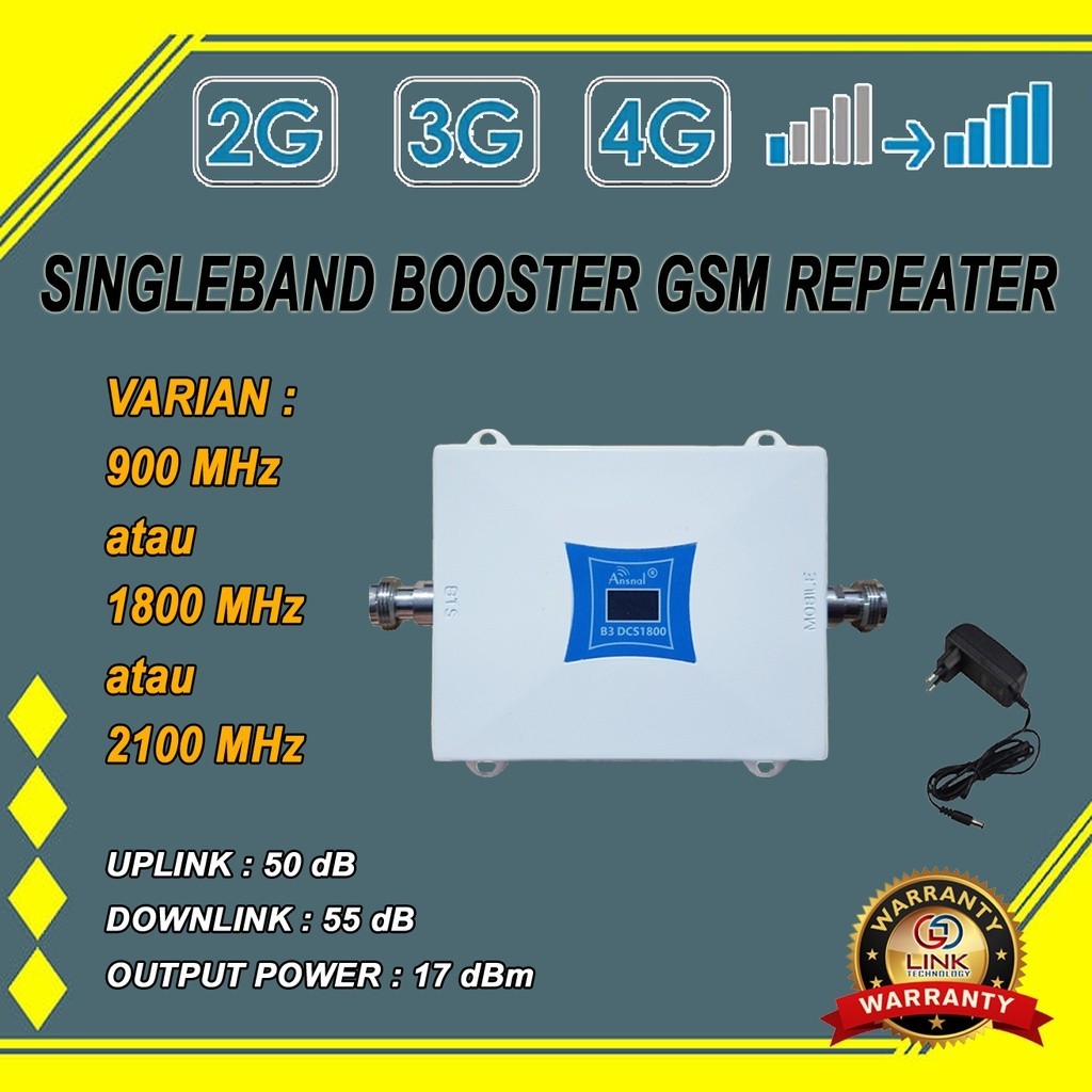 Jual REPEATER SINGLEBAND SINGLE BAND PENGUAT SINYAL 2G 3G 4G GSM | Shopee Indonesia