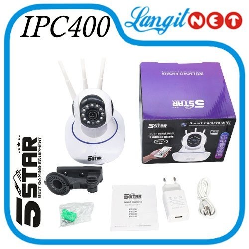 Jual SMART IP CAMERA WIRELESS 5STAR IPC400 | Shopee Indonesia