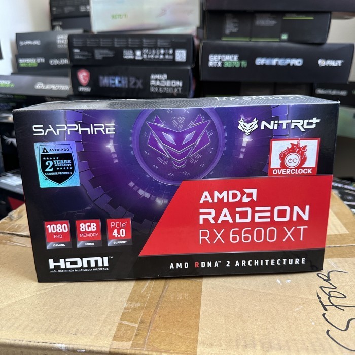 Jual BOX VGA RX 6600 XT / RX6600XT 8GB GDDR6 - NITRO | Shopee Indonesia