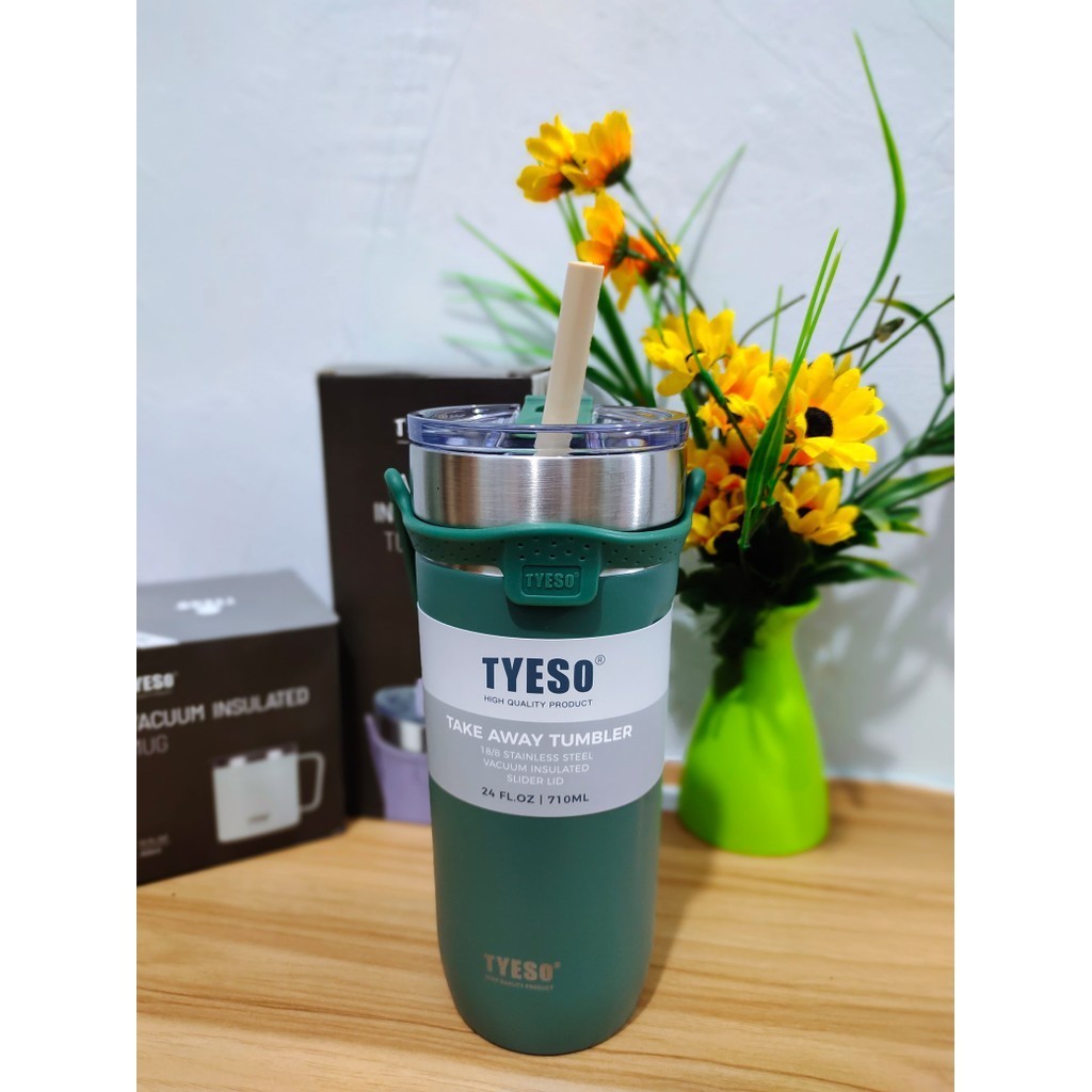 Jual TYESO Hand Bottle 710ml - Botol Minum BPA Free Stylish & Anti ...