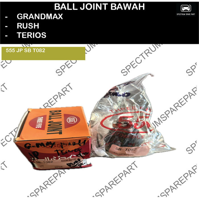 Jual BALL JOINT BAWAH GRANDMAX - RUSH - TERIOS 555 JP SB T082 ORIGINAL | Shopee Indonesia