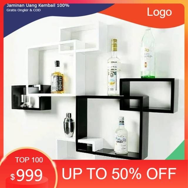 Jual RAK DINDING KOTAK SERBAGUNA - Hiasan Dinding, Rak dinding 3 kotak ...