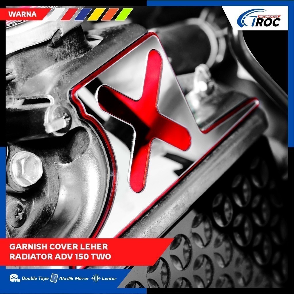 Jual GARNISH COVER LEHER RADIATOR VARIO 125 150 160 PCX 150 160 ADV 150 ...