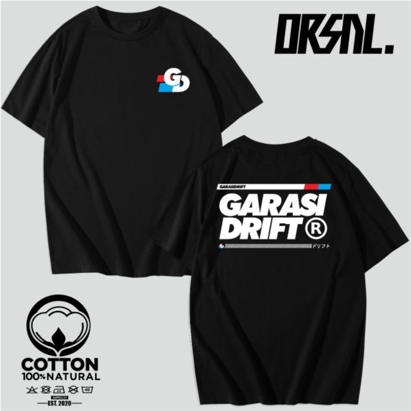 Jual KAOS BAJU RACING GARASI DRIFT LOGO KAOS DISTRO PRIA WANITA ...