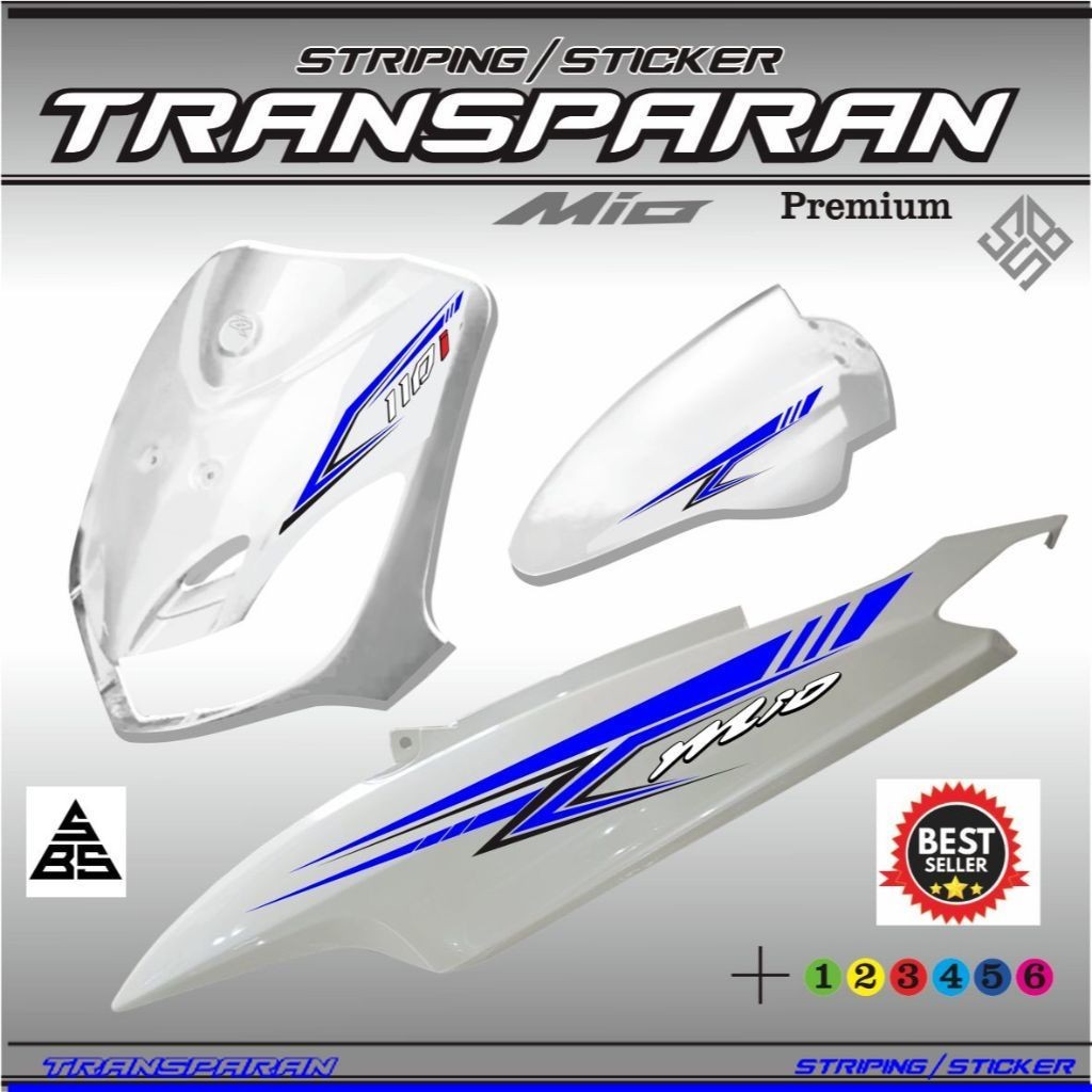 Jual variasi STIKER TRANSFARAN BENING VARIASI MOTOR MIO TRANSPARAN ...