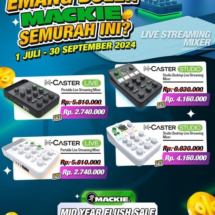 Jual MACKIE M•Caster Studio DESKTOP LIVE STREAMING MIXER | Shopee Indonesia