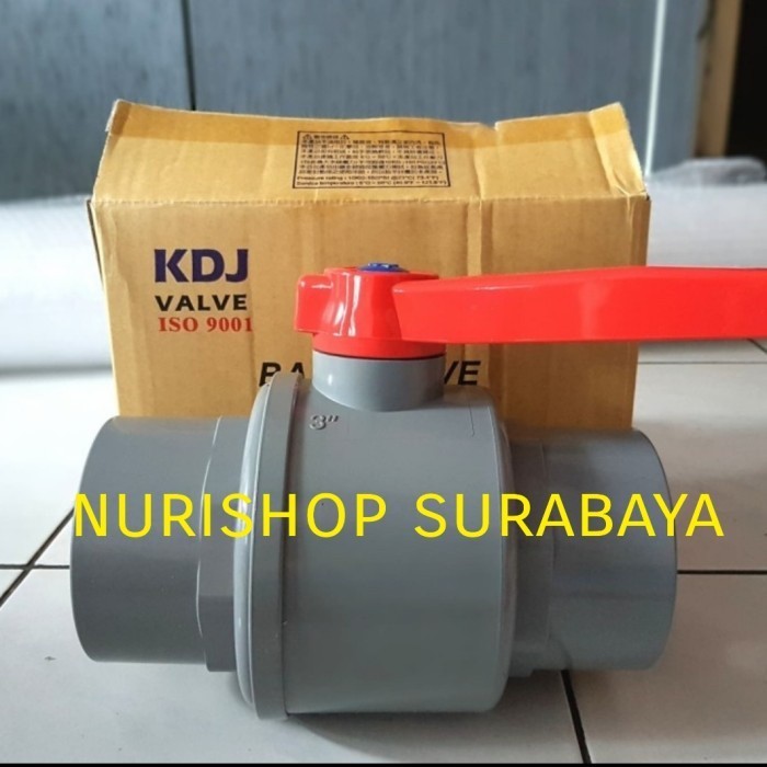 Jual Ballvalve 3" / Ballvalve pvc 3" inch / stopkran PVC 3" / stop kran ...