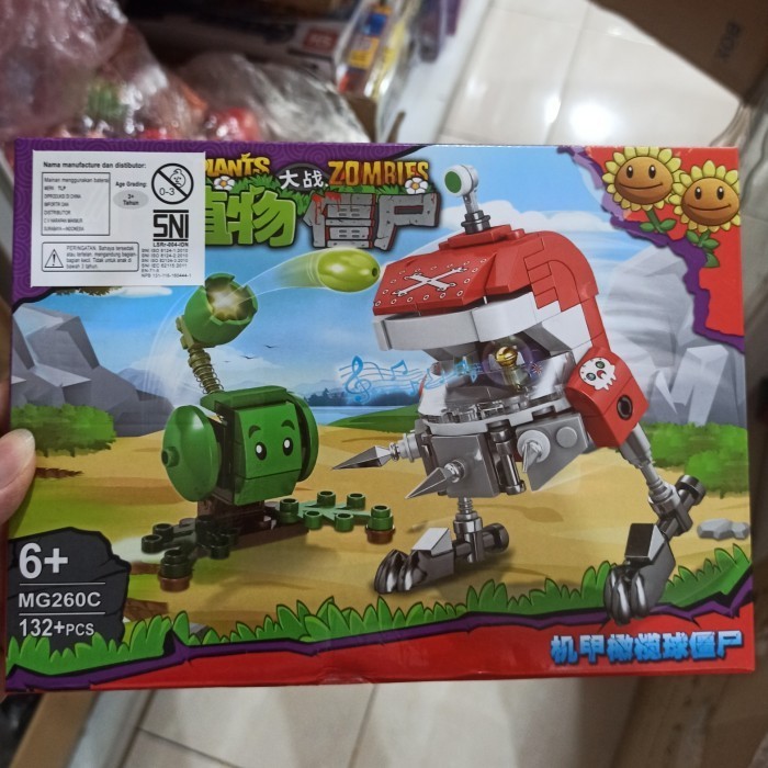 Jual MainanBrick Plants Vs Zombis Minifigure Plant Vs Zombie Block ...