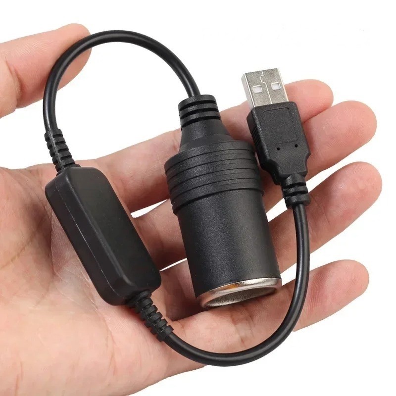 Jual Soket Converter USB Pemantik Rokok 5V ke 12V Mobil Lighter Api ...
