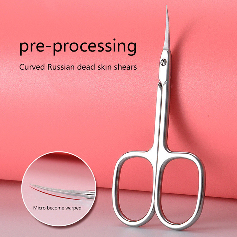 Jual Stainless Steel Cuticle Nippers Scissors Trimmer Dead Skin Remover ...