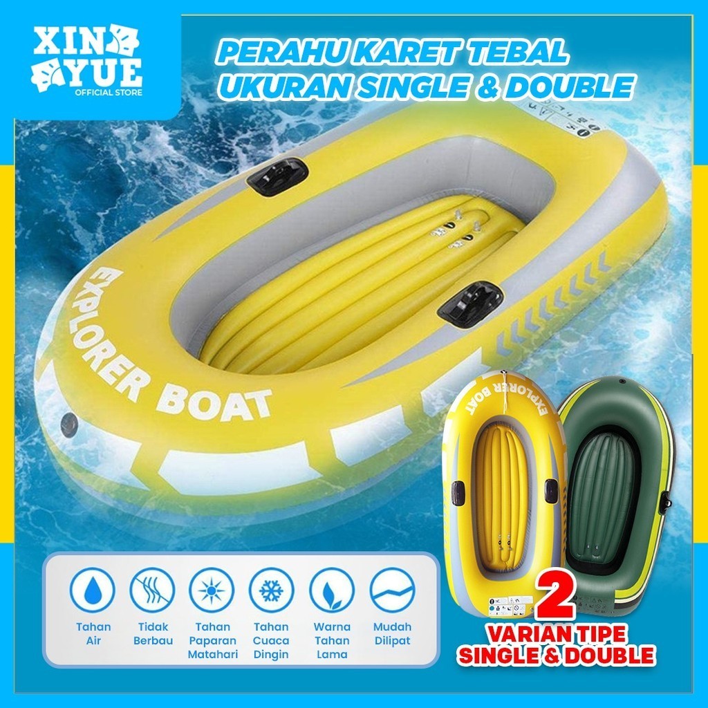 Jual Xin Yue Perahu Karet Pelampung Perahu Dayung Double Pompa Aning ...
