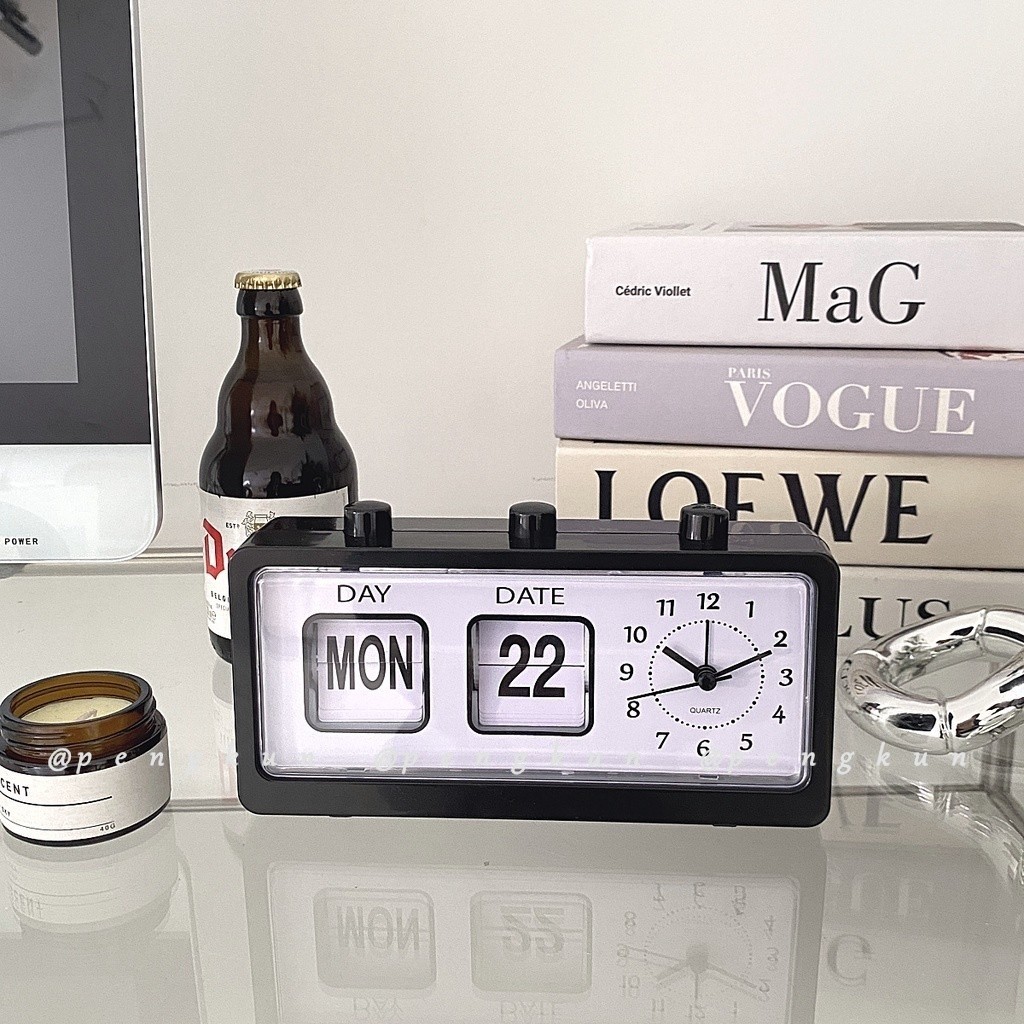Jual Jam Alarm Kalender Digital Bentuk Persegi Warna Hitam Halaman Buat ...