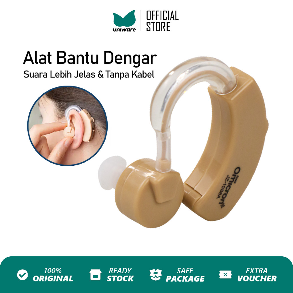 Jual UNIWARE Alat Bantu Dengar Telinga Orang Tua Pengeras Pendengaran Aid Ear Charger Hearing ...