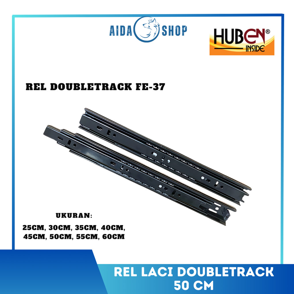 Jual Rel Laci Huben 50CM Double Track 50 Cm Bahan Besi Relling Dobel ...