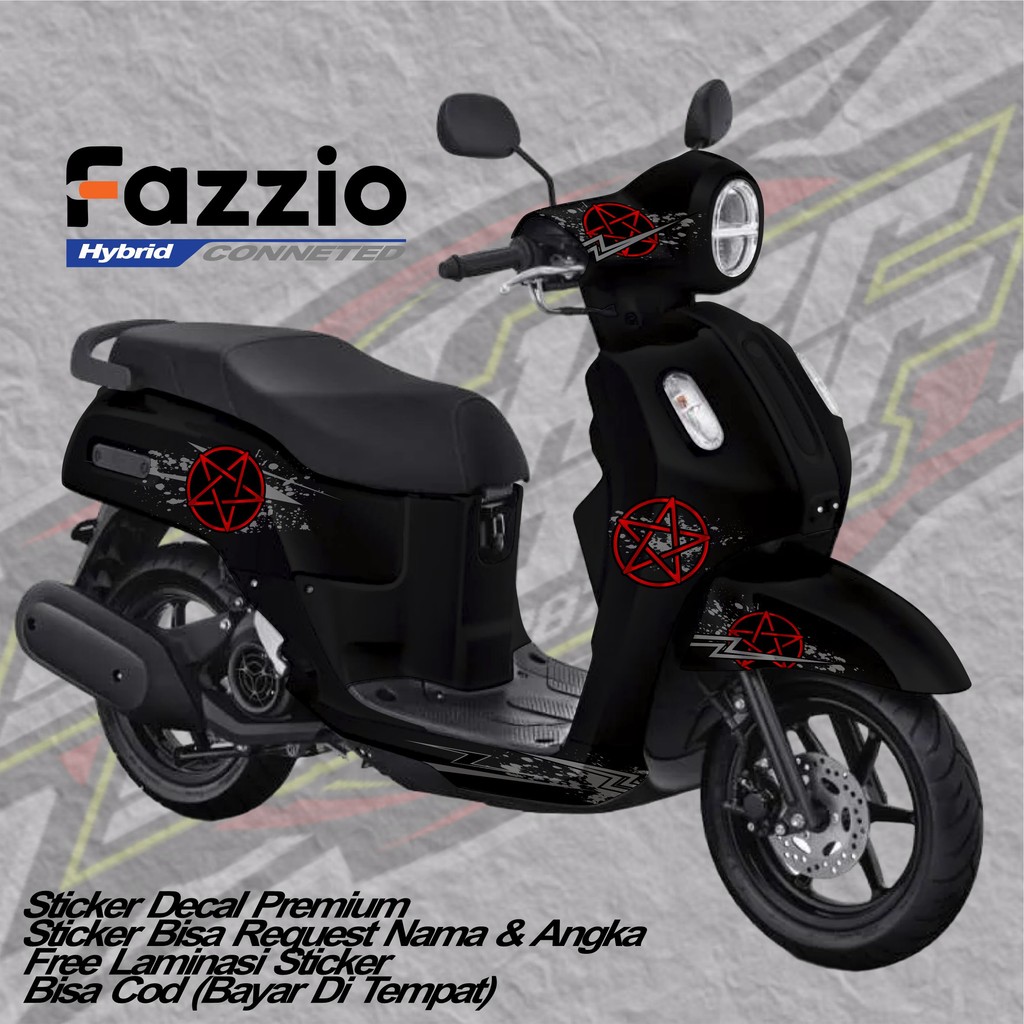 Jual 043 Sticker Decal FAZZIO FullBody Bisa Request Nama Angka Terbaru ...