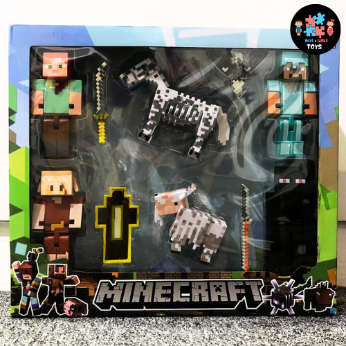 Jual Mainan Anak Minecrafti Figure Set | Shopee Indonesia