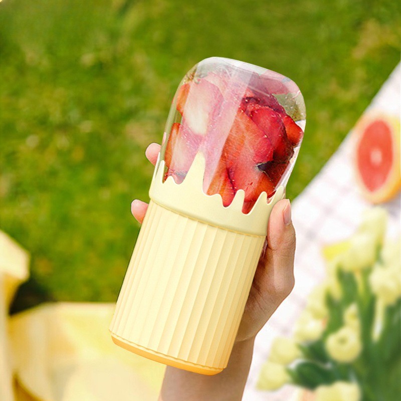 Jual Mini Portable Blender Wireless Fruit Extractors Small Electric ...