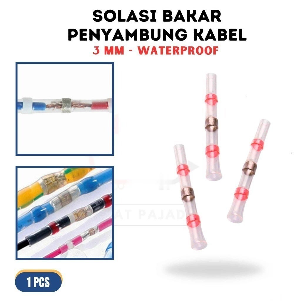 Jual Isolasi Solasi Bakar Heat Shrink Tube Tubing Selang Selongsong ...
