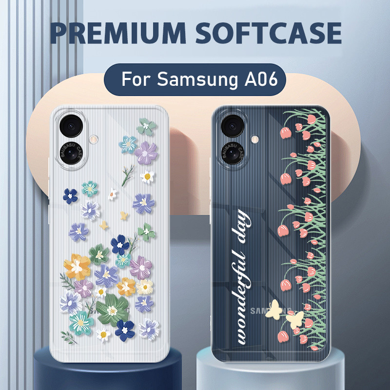Jual Bunga Soft Case Samsung A06 Lucu Terbaru Casing Galaxy A06 Cewek Case Hp Clear Samsung A16 ...