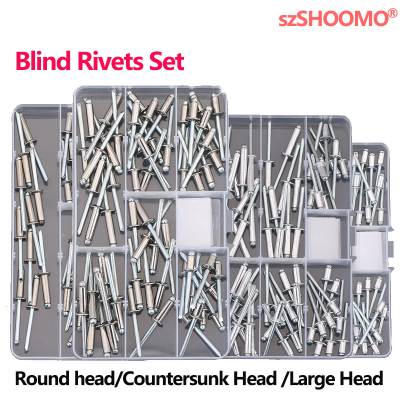 Jual 304 stainless steel Self Plugging Open End Dome Head Pop Blind ...