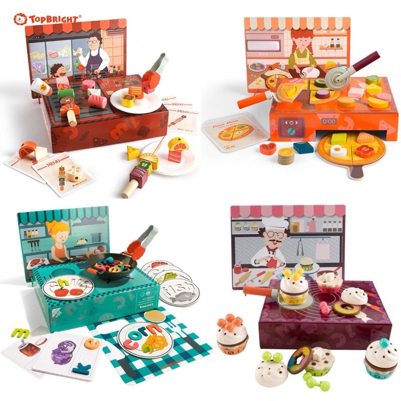 Jual Top bright bbq set toys mengenal bentuk melatih motorik anak ...