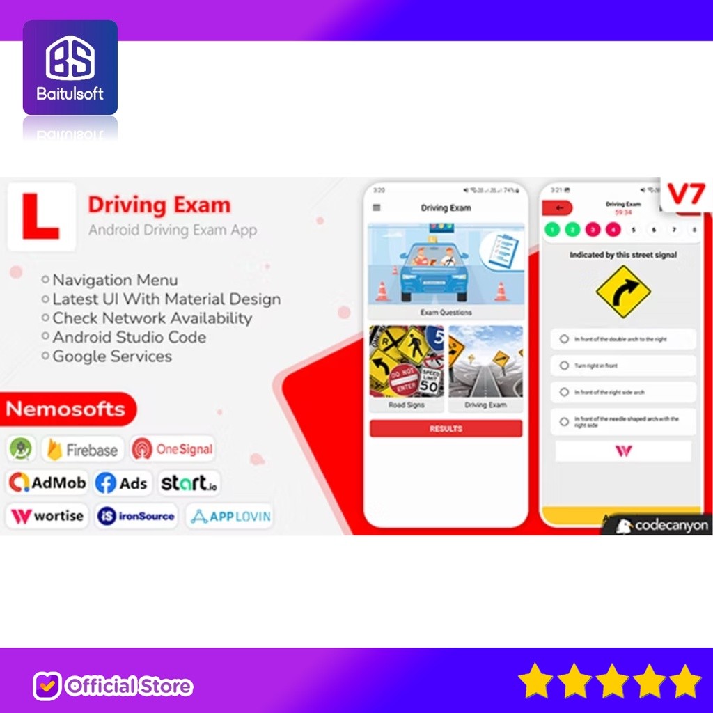 Jual SOURCE CODE APLIKASI DRIVING EXAM ANDROID APP | Shopee Indonesia