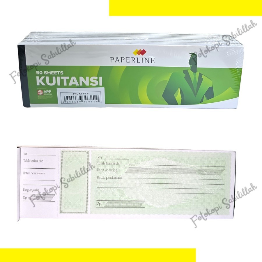 Jual Kuitansi Paperline KT 50 B / Kwitansi Ppl Besar / Kwitansi Sidu ...