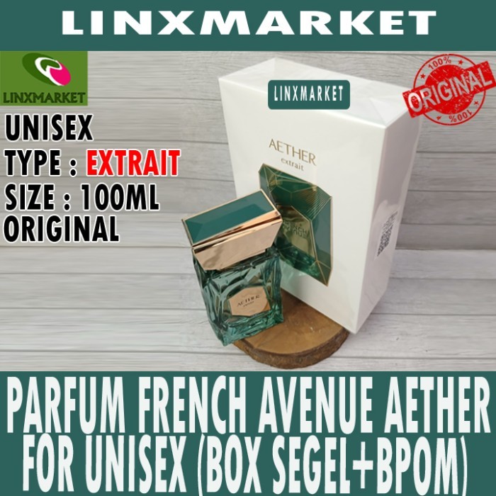 Jual FRENCH AVENUE AETHER FOR UNISEX EXTRAIT DE PARFUM 100ML (BOX SEGEL ...