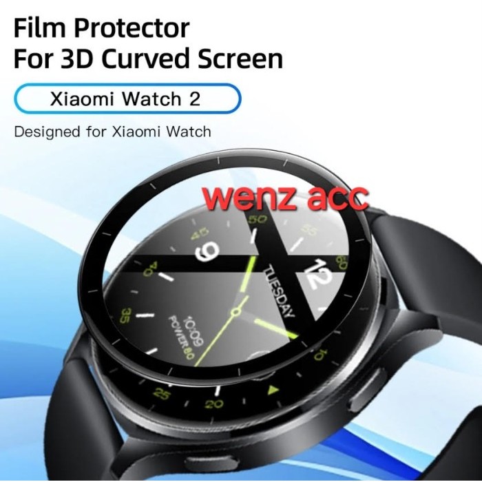 Jual Screen Protector PMMA 3D Full Xiaomi Mi Watch 2 Anti Gores ...