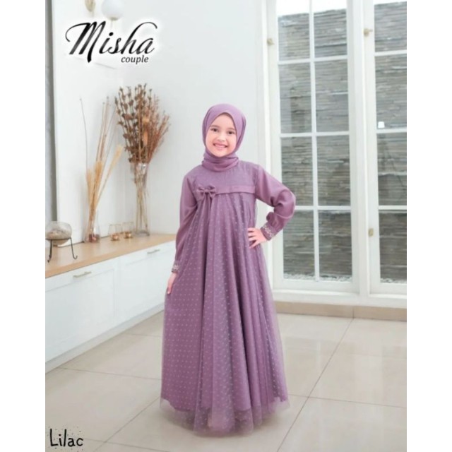 Jual GAMIS BURKAT TILLE ANAK PEREMPUAN TERBARU MISHA DREES PESTA ANAK ...