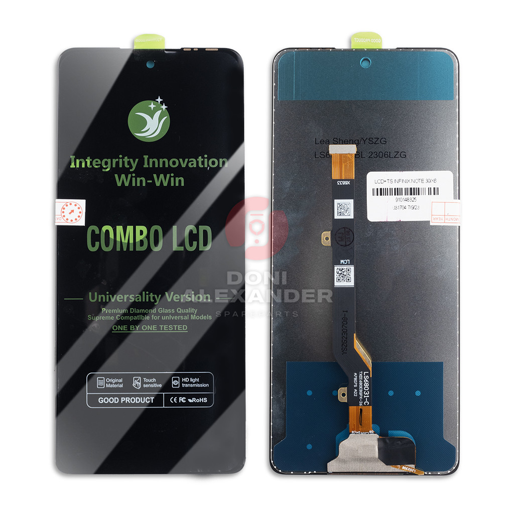 Jual LCD TOUCHSCREEN INFINIX NOTE 30 X6833 X6833B COMPLETE 1 SET ...
