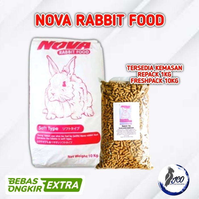 Jual PAKAN MAKANAN KELINCI NOVA RABBIT FOOD PELET KELINCI NOVA RABBIT ...
